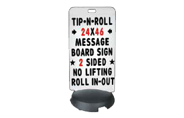 Roll Up Men Working Signs